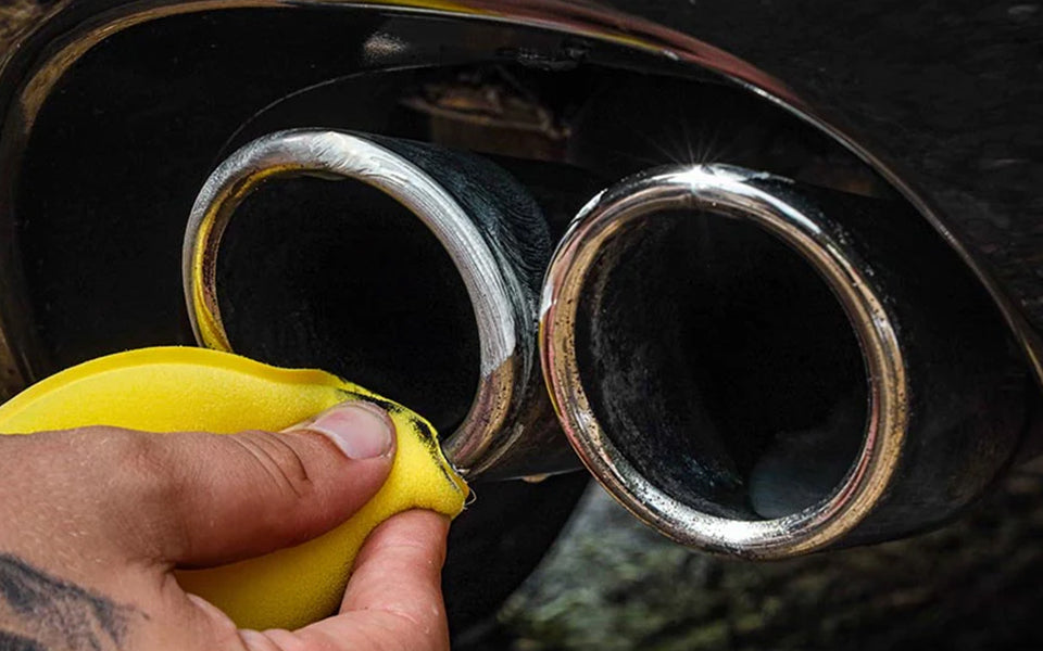 How to clean your exhaust tip?