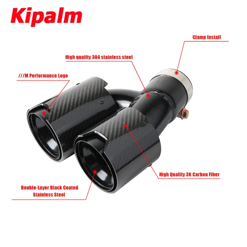 Carbon Fiber M Performance Exhaust Mufflers for BMW 5 Series
