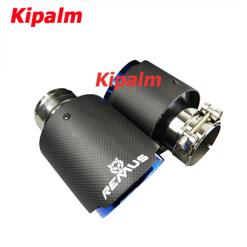 Car Universal Remus Exhaust System Carbon Fiber Exhaust Muffler Tips