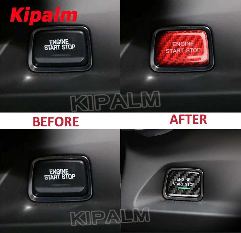 Camaro Carbon Fiber Ignition Button Engine Start Sticker